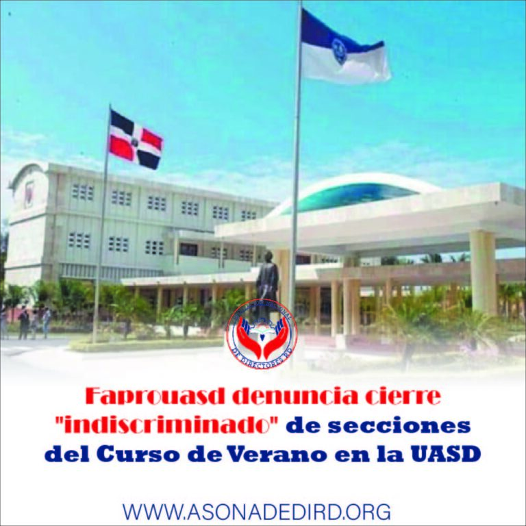 Faprouasd denuncia cierre “indiscriminado” de secciones del Curso de ...